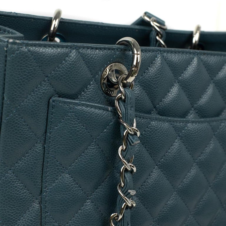 CHANEL, GST in blue leather at 1stDibs