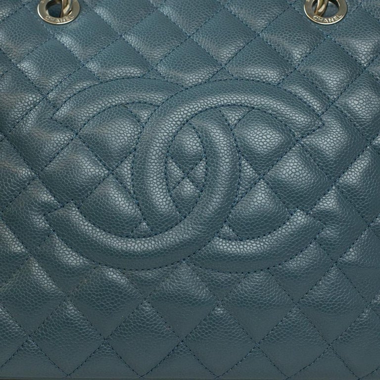 CHANEL, GST in blue leather at 1stDibs