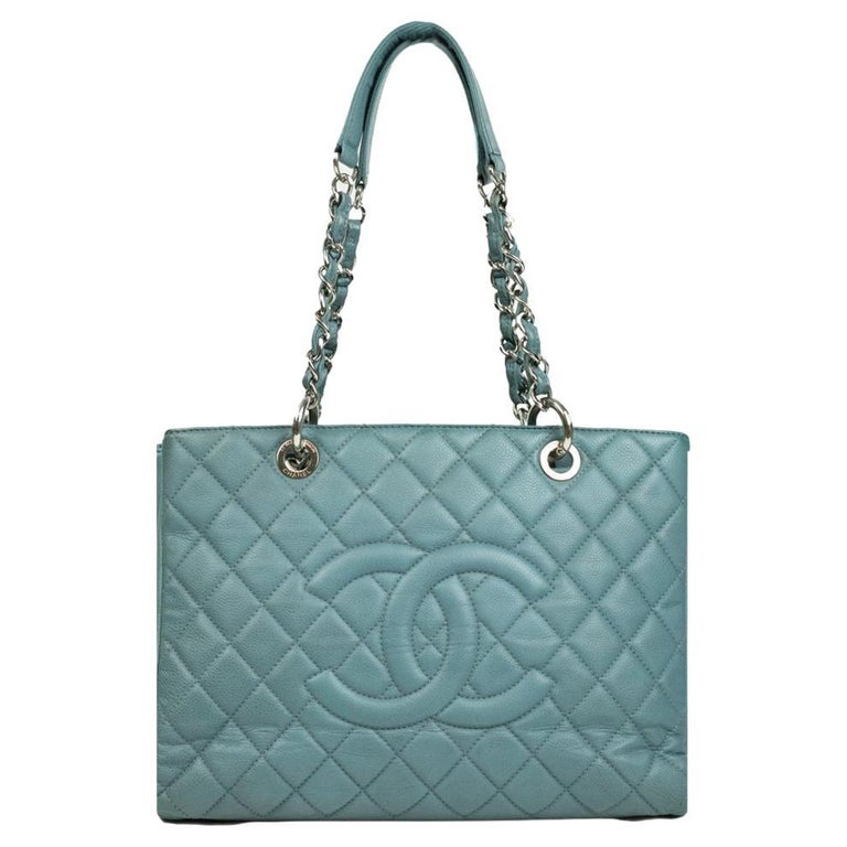 CHANEL, GST in blue leather at 1stDibs