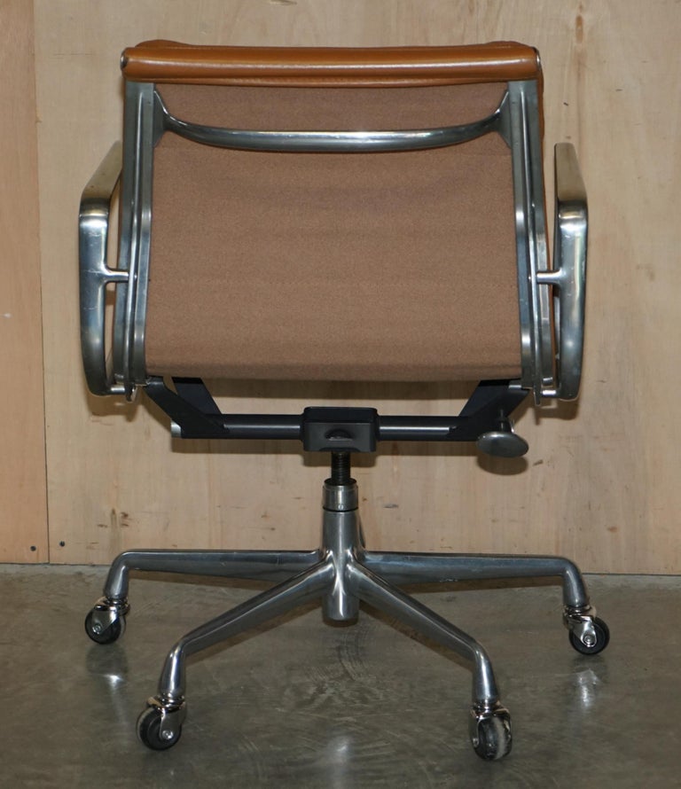 Chanel Head Office Herman Miller Eames EA217 Cognac Leather Softpad ...