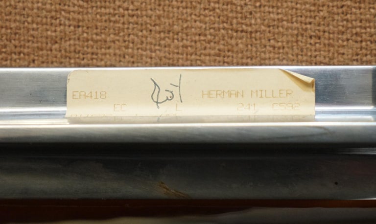 Chanel Head Office Herman Miller Eames EA217 Cognac Leather Softpad ...