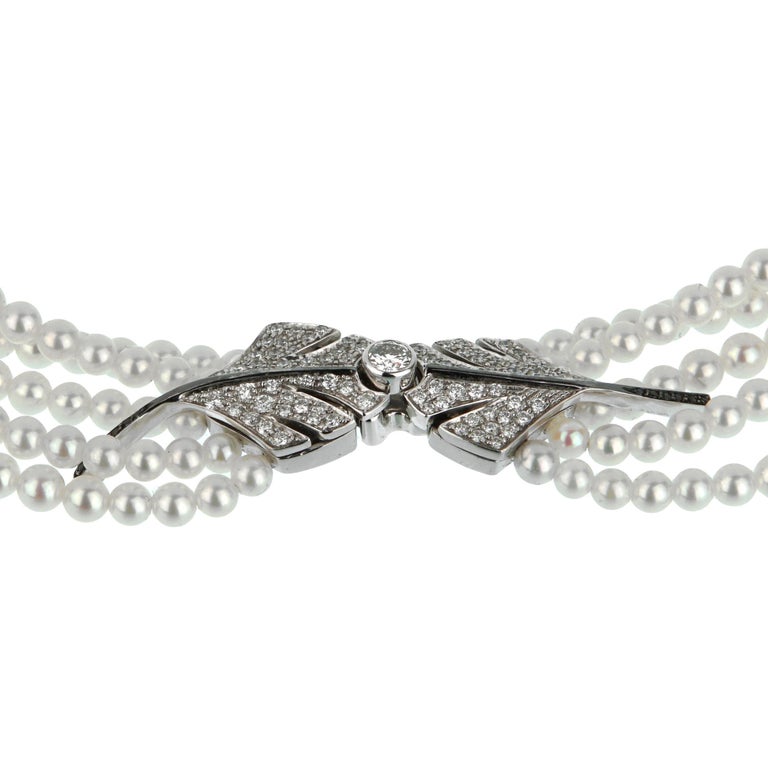 Chanel High Jewelry Pearl Diamond Necklace For Sale at 1stDibs | chanel ...