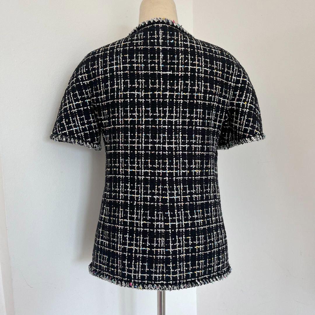 Chanel Iconic 2019 Spring Black Tweed Jacket For Sale at 1stDibs
