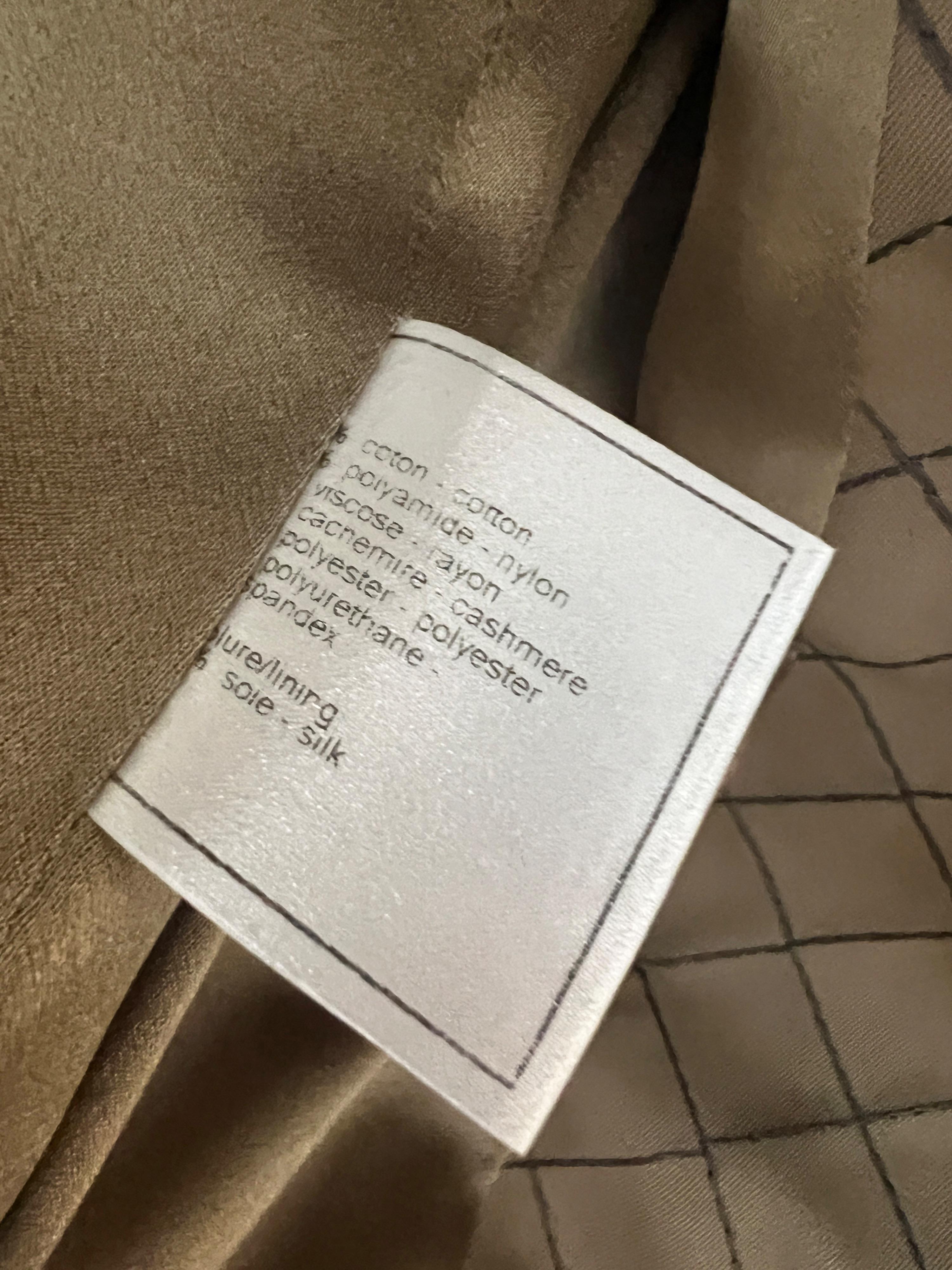 Chanel Iconic Chain Trim Quilted Trench For Sale at 1stDibs