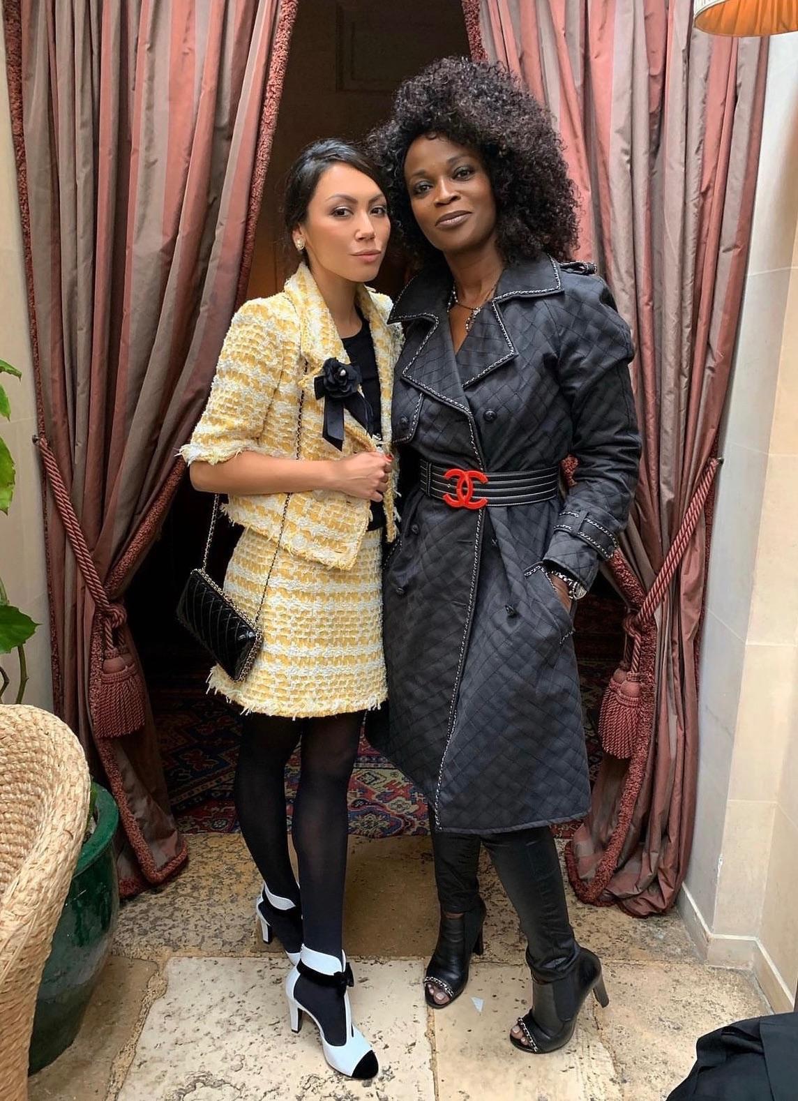 Chanel Iconic Chain Trim Quilted Trench For Sale at 1stDibs