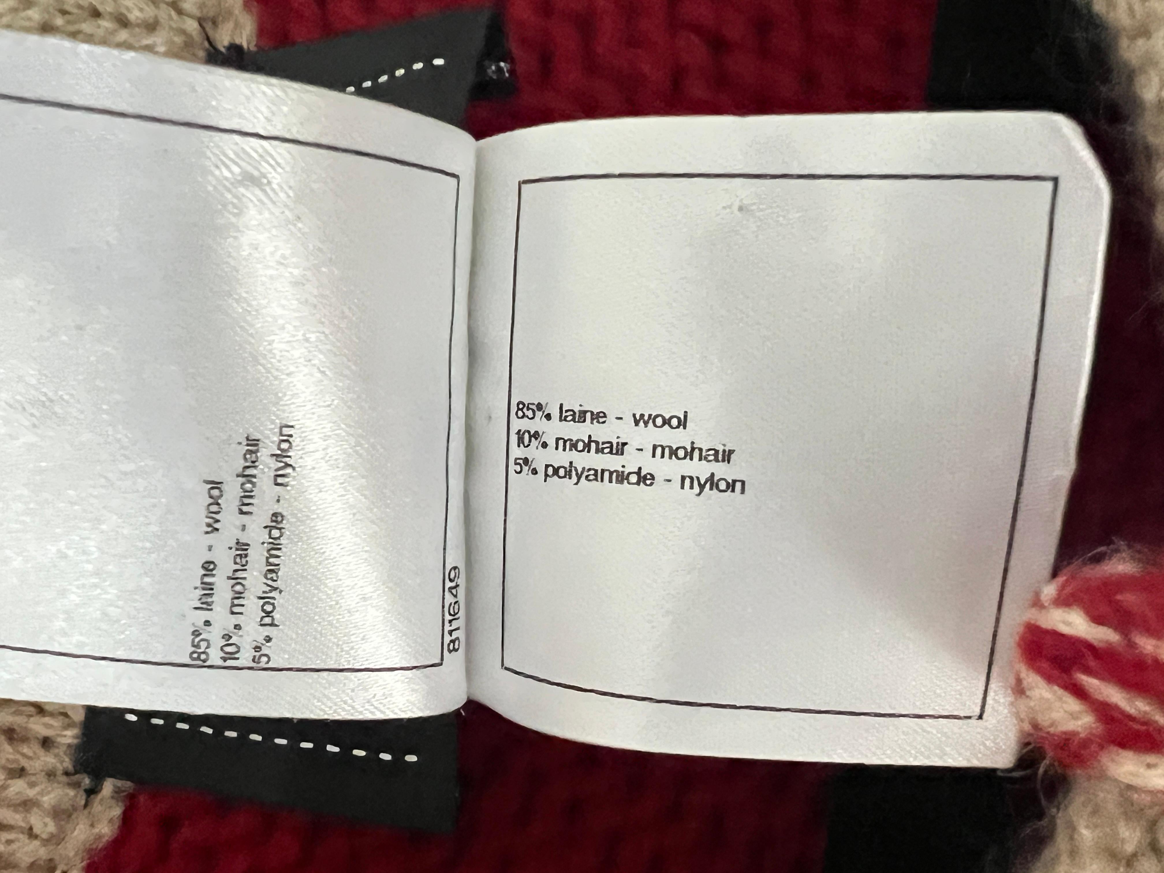 Chanel Iconic Dallas Collection Poncho For Sale at 1stDibs