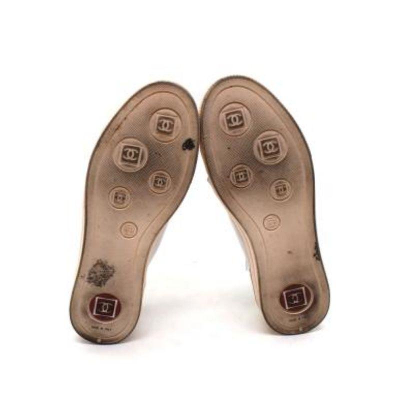 Chanel Identification Fringed Cut-out Brogues For Sale at 1stDibs