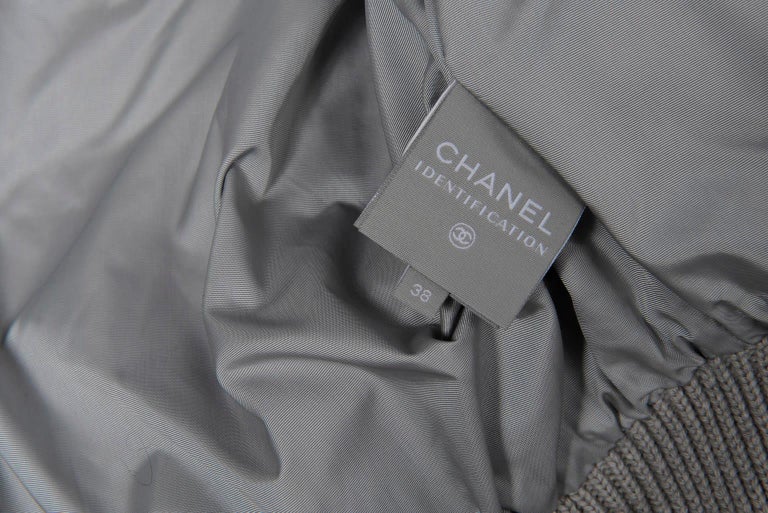 Chanel Identification Runway Quilted Puffer Skirt Suit, Fall-Winter ...