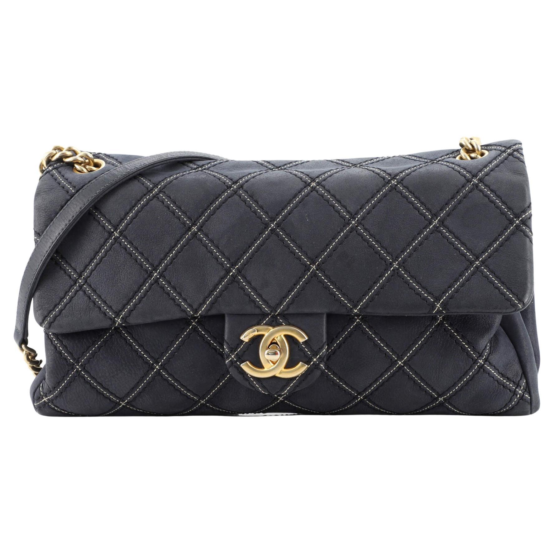 Chanel Covered CC Chain Backpack Stitched Lambskin Small For Sale at ...