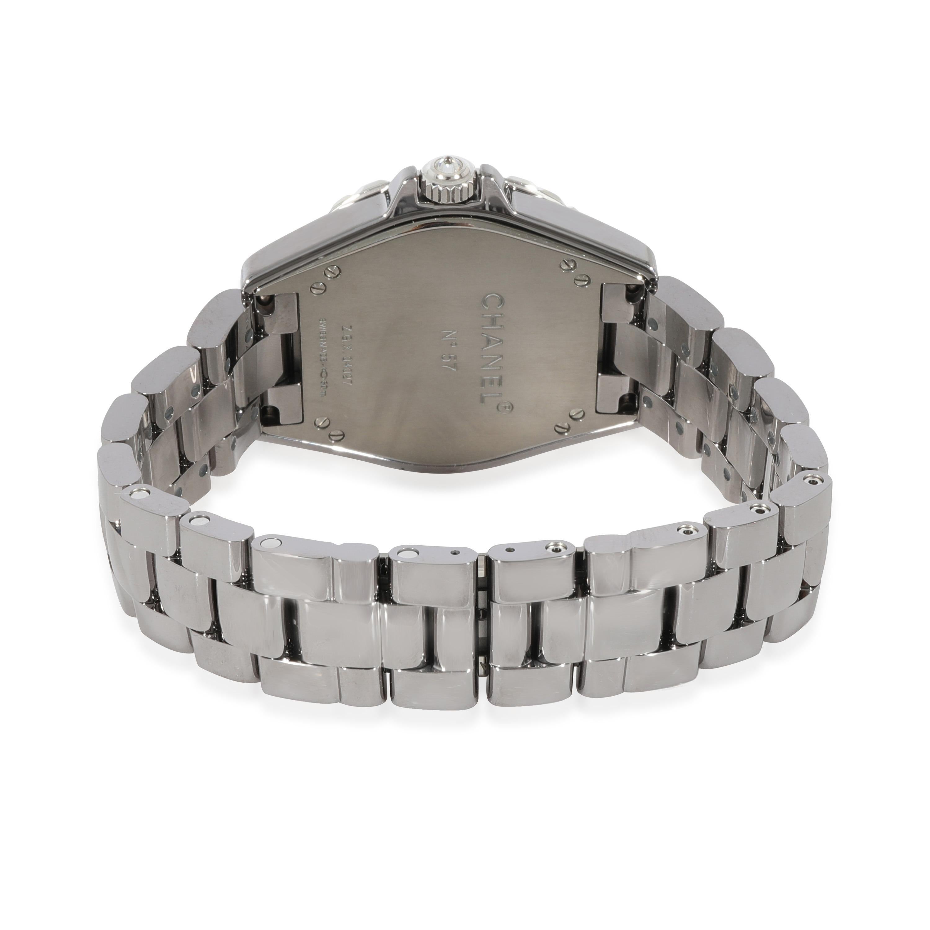 Chanel J-12 Chromatic H3155 Unisex Watch in Ceramic / Titanium For Sale ...