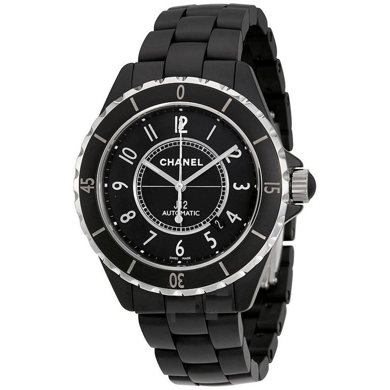 Chanel Ceramic J12 Automatic Bracelet Wristwatch at 1stDibs