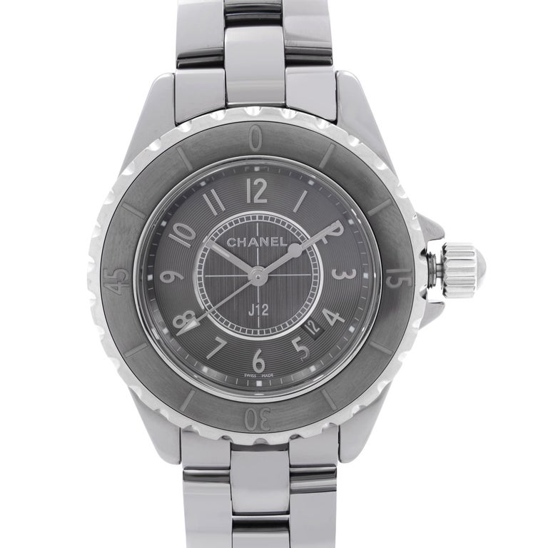 Chanel J12 Chromatic Ceramic Gray Dial Quartz Ladies Watch H2978 For ...