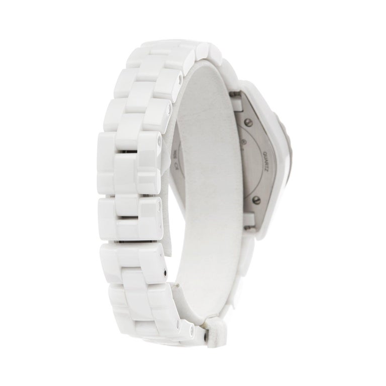 Chanel J12 Diamond Ceramic H2572 at 1stDibs