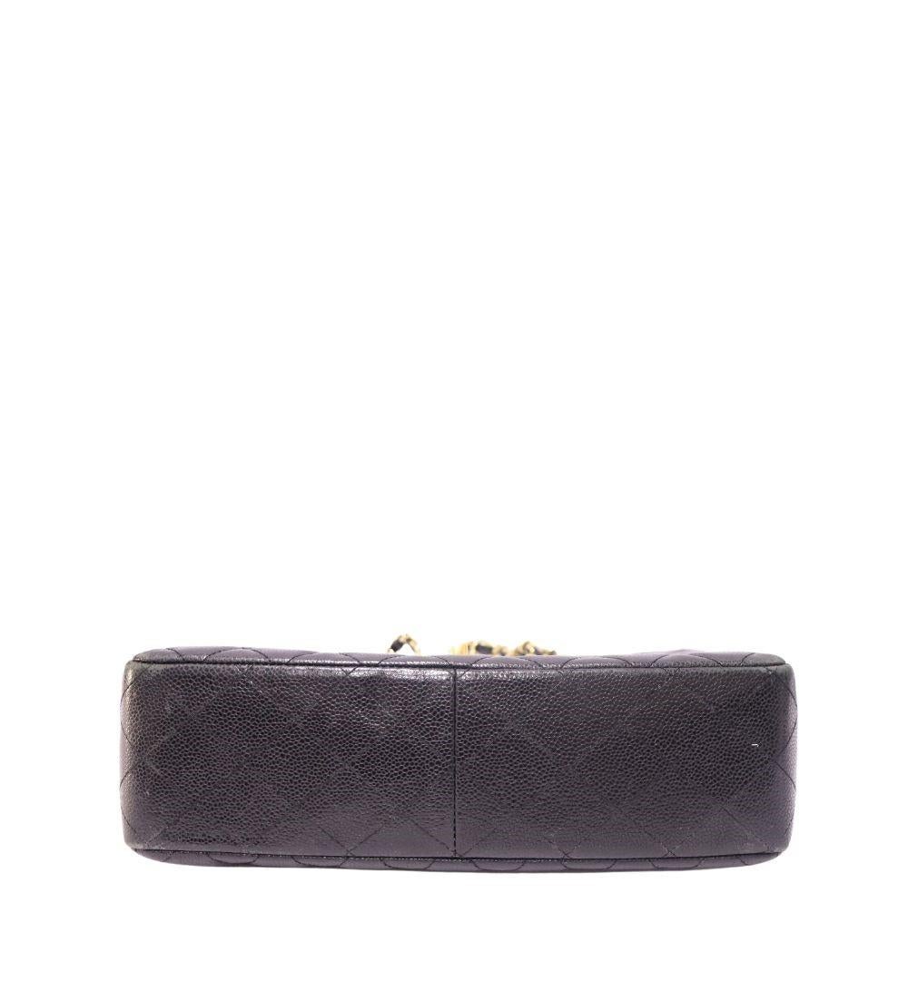 Chanel Jumbo Caviar Classic Single Flap Bag For Sale at 1stDibs