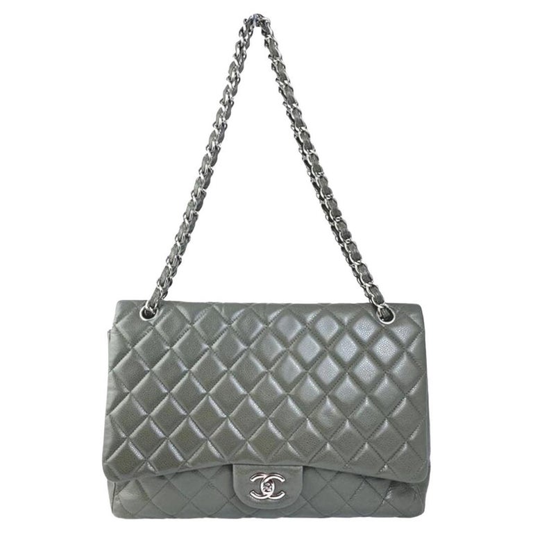 Chanel Jumbo Caviar Single Flap Handbag For Sale at 1stDibs