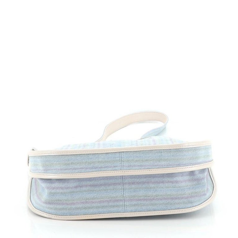 Chanel Jungle Stroll Hobo Quilted Printed Denim Medium at 1stDibs