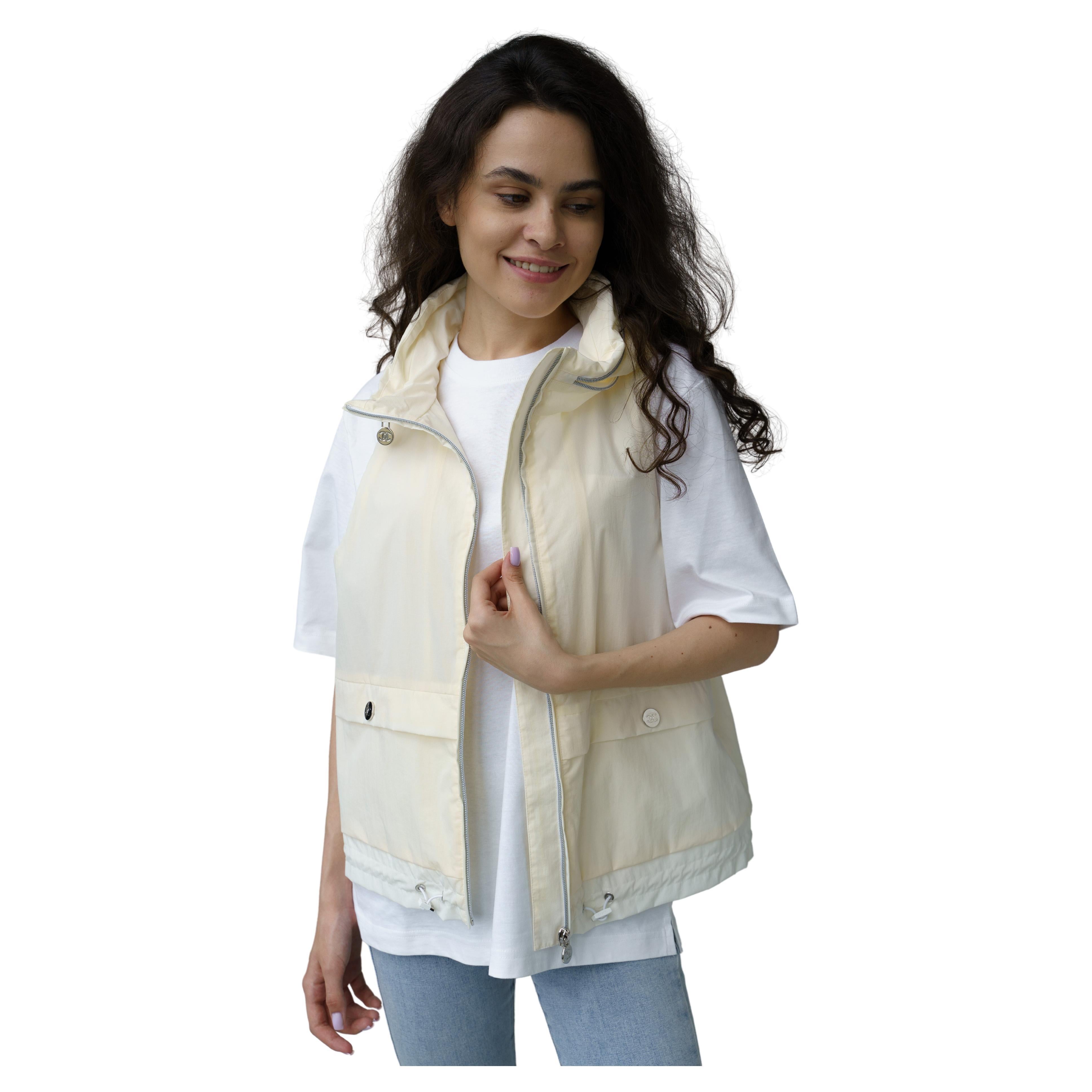 Chanel Sport Wristband White vintage 2000s tenniscore For Sale at 1stDibs