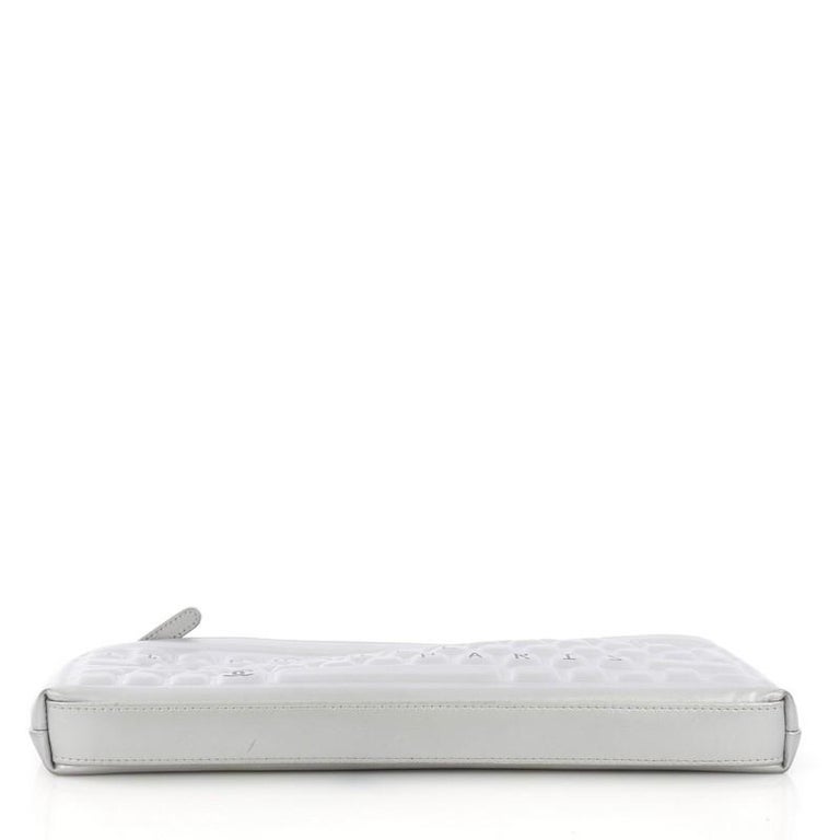 Chanel Keyboard Zip Pouch Calfskin at 1stDibs
