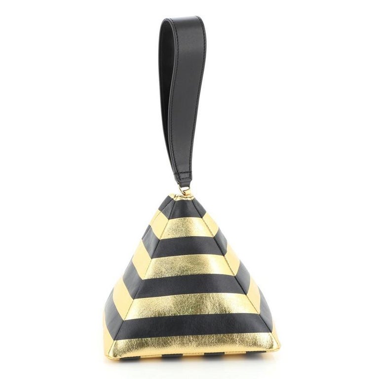 Chanel Kheops Pyramid Bag Striped Lambskin at 1stDibs | chanel pyramid bag