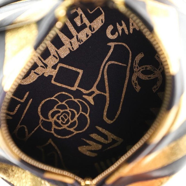 Chanel Kheops Pyramid Bag Striped Lambskin at 1stDibs | chanel pyramid bag