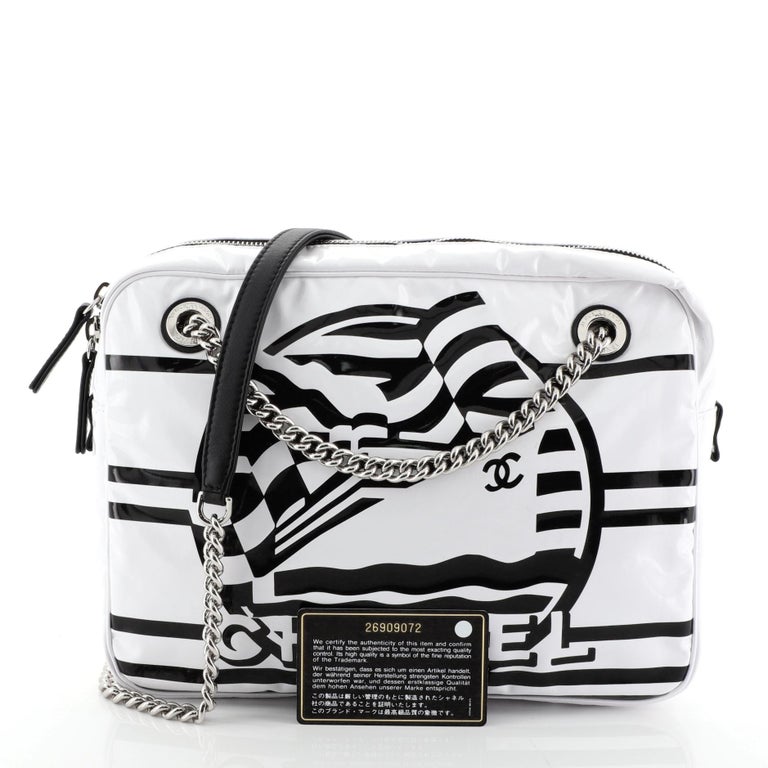Chanel La Pausa Bay Camera Case Bag Printed Canvas Small at 1stDibs ...