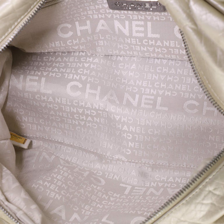 Chanel Lady Braid Flap Tote Quilted Distressed Lambskin Small For Sale ...