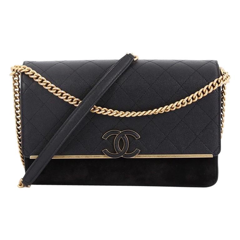 Chanel Lady Coco Flap Bag Quilted Caviar and Suede Medium at 1stDibs ...