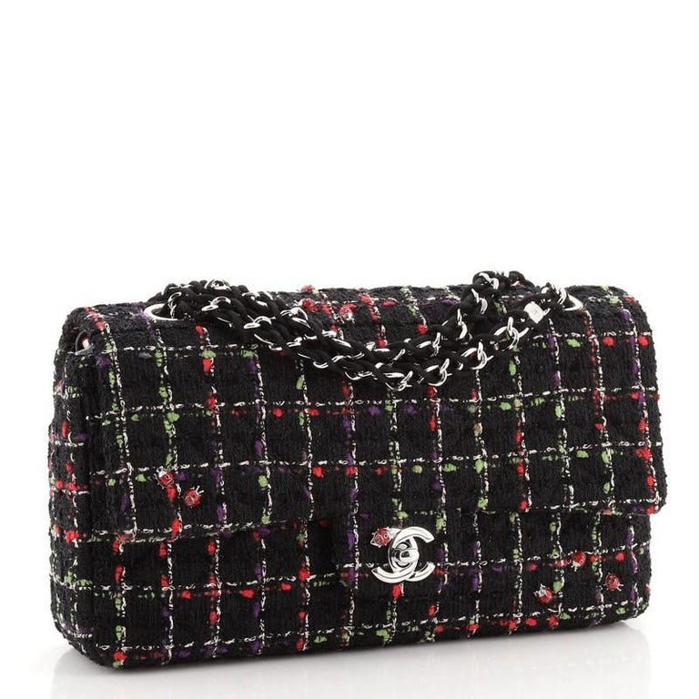 Chanel Ladybug Flap Bag Tweed Medium at 1stDibs