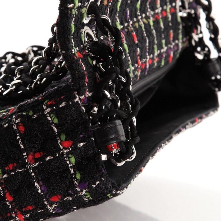 Chanel Ladybug Flap Bag Tweed Medium at 1stDibs