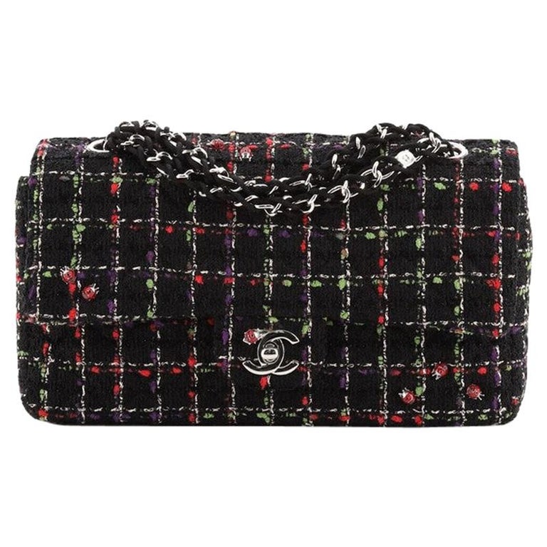 Chanel Ladybug Flap Bag Tweed Medium at 1stDibs