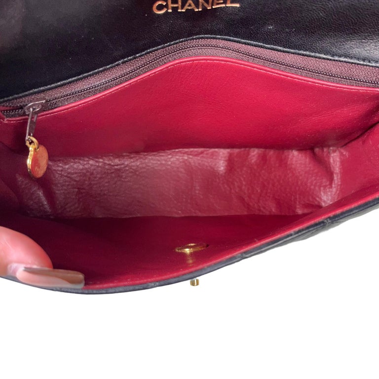 CHANEL Lambskin Quilted Envelope Flap Bag at 1stDibs