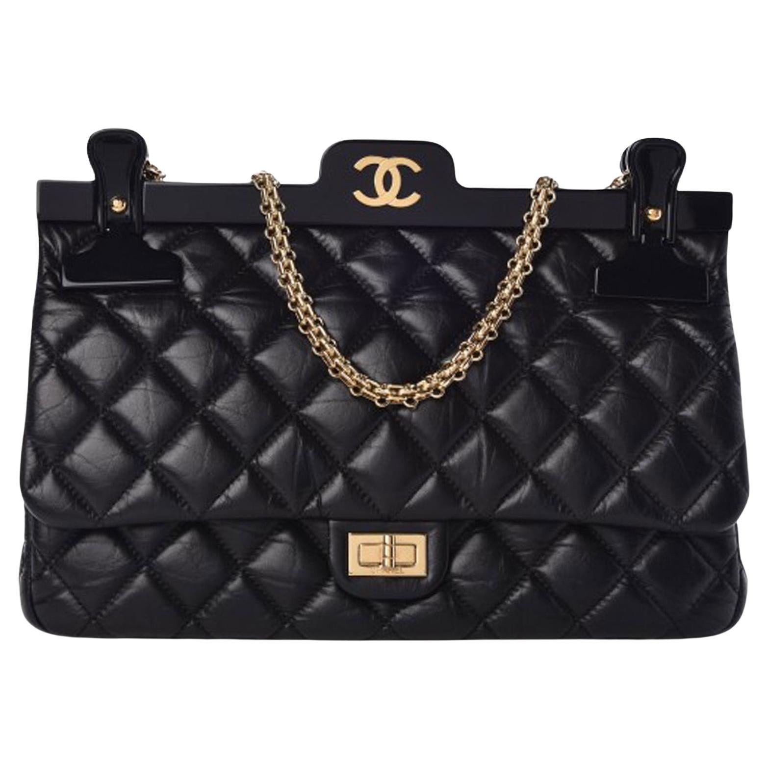 Chanel Large Hanger 2.55 Reissue Classic Flap Bag For Sale at 1stDibs