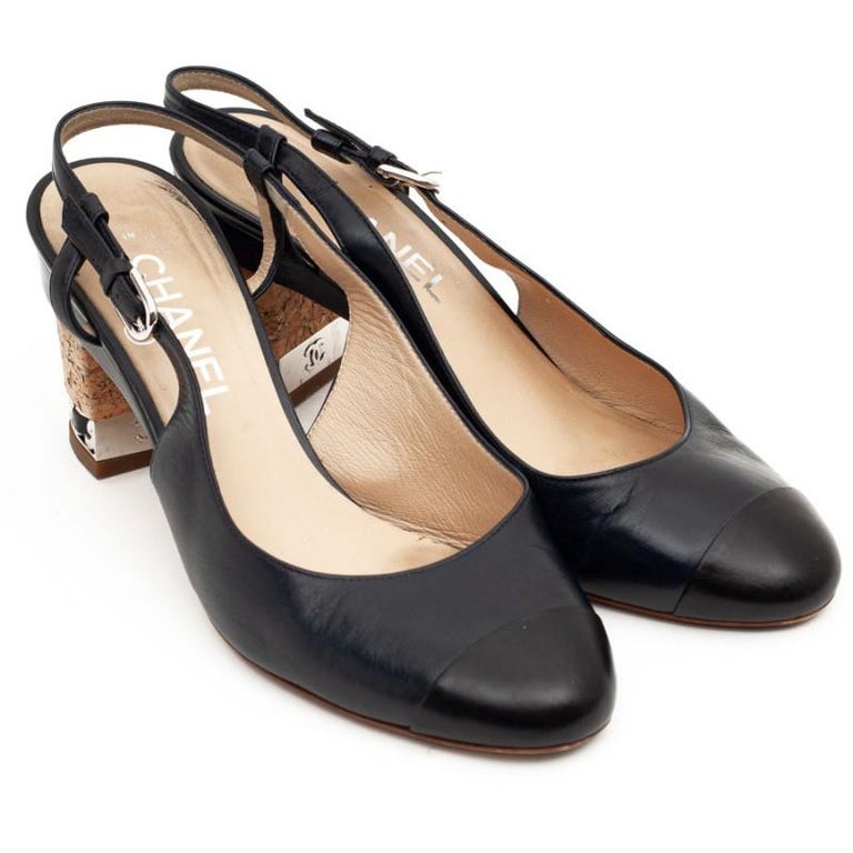 CHANEL Leather Ballerinas at 1stDibs