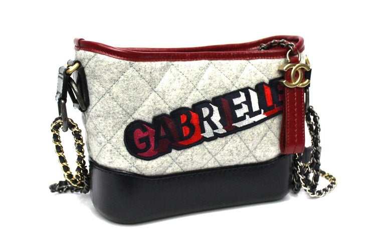 Chanel Leather Gabrielle Bag at 1stDibs