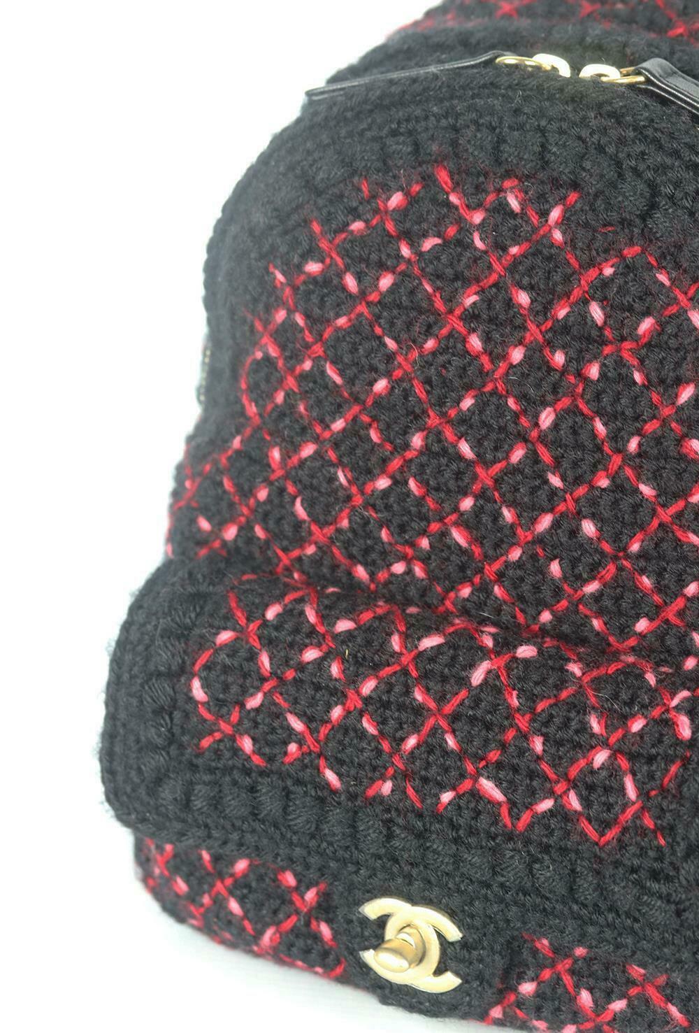 Chanel Leather Trimmed Wool Knitted Backpack at 1stDibs | chanel.backpack