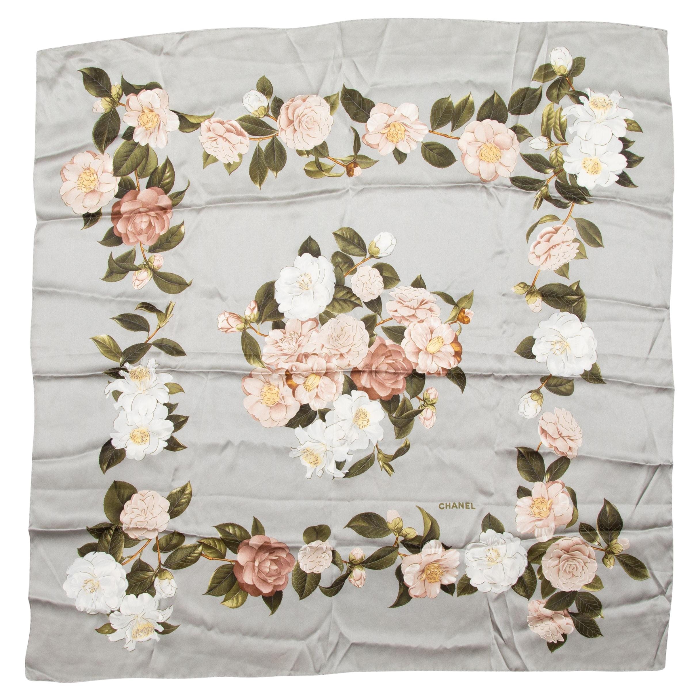 Chanel Abstract Print Scarf at 1stDibs