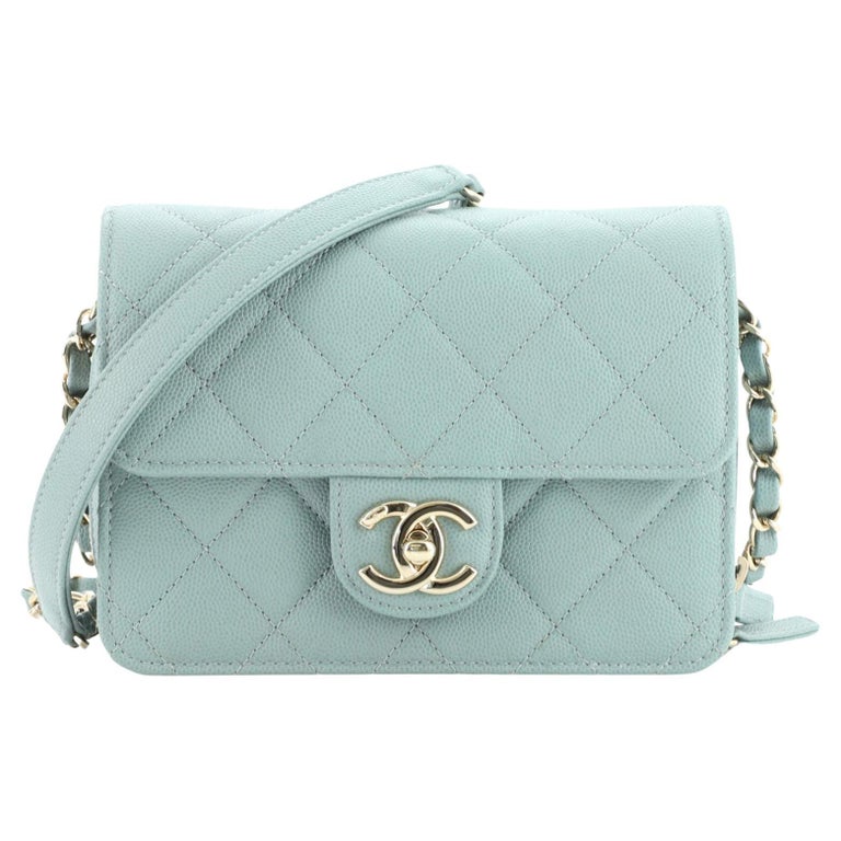 Chanel Like a Wallet Flap Bag Quilted Caviar Mini For Sale at 1stDibs