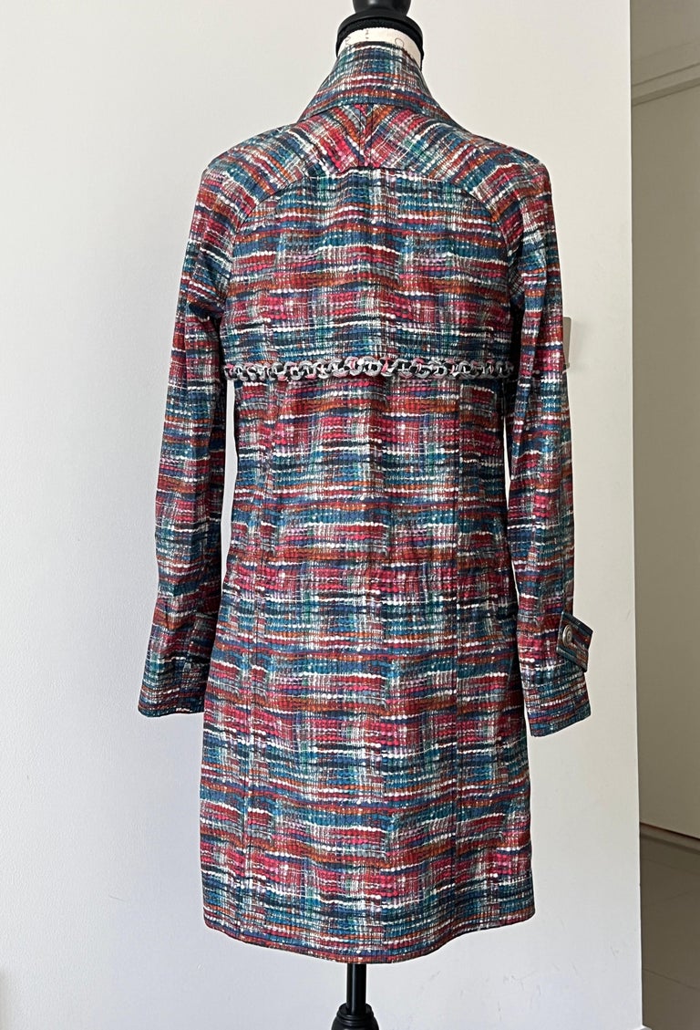 Chanel Lilly Allen Style Trench Coat For Sale at 1stDibs