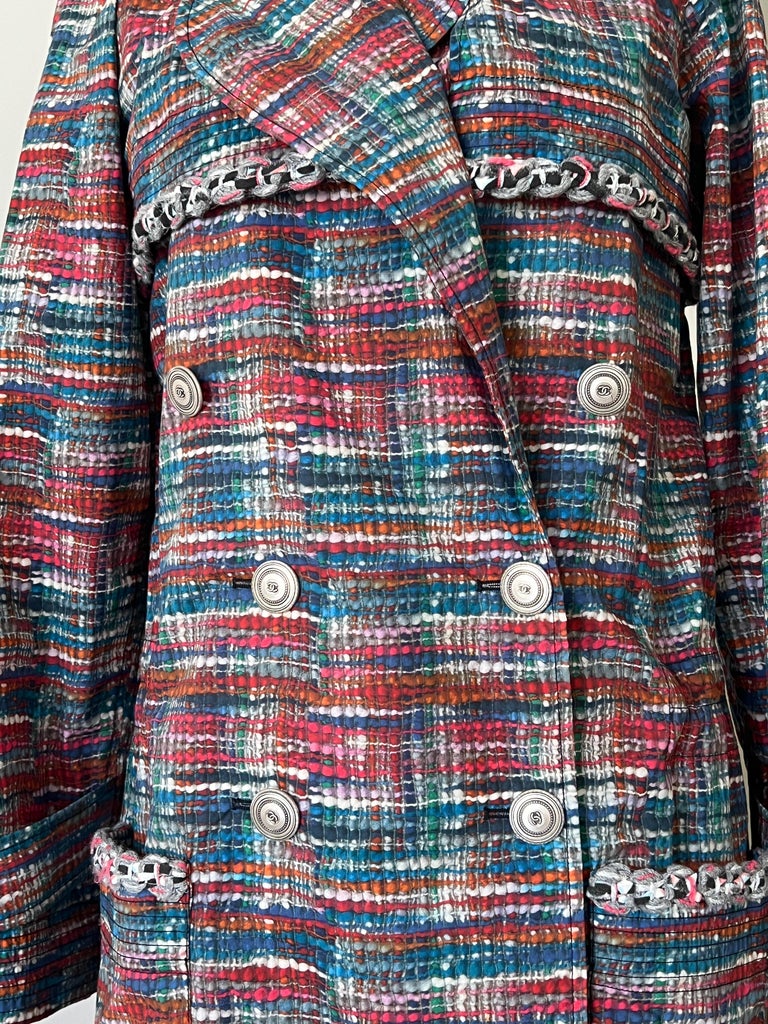 Chanel Lilly Allen Style Trench Coat For Sale at 1stDibs
