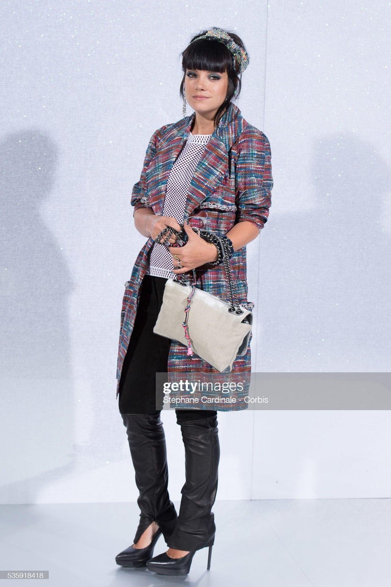 Chanel Lilly Allen Style Trench Coat For Sale at 1stDibs