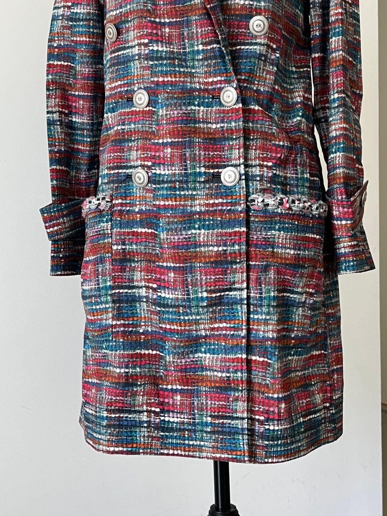 Chanel Lilly Allen Style Trench Coat For Sale at 1stDibs