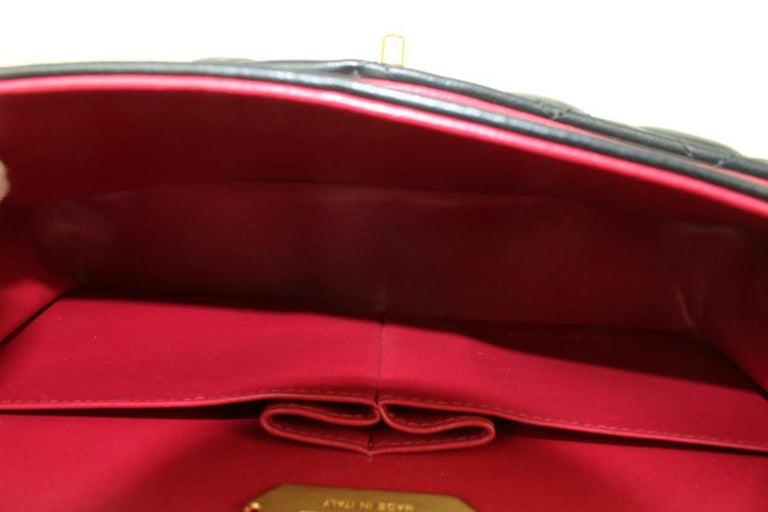 Chanel Limited Black Lambskin Gold Chain All-Over Classic Flap Cage ...
