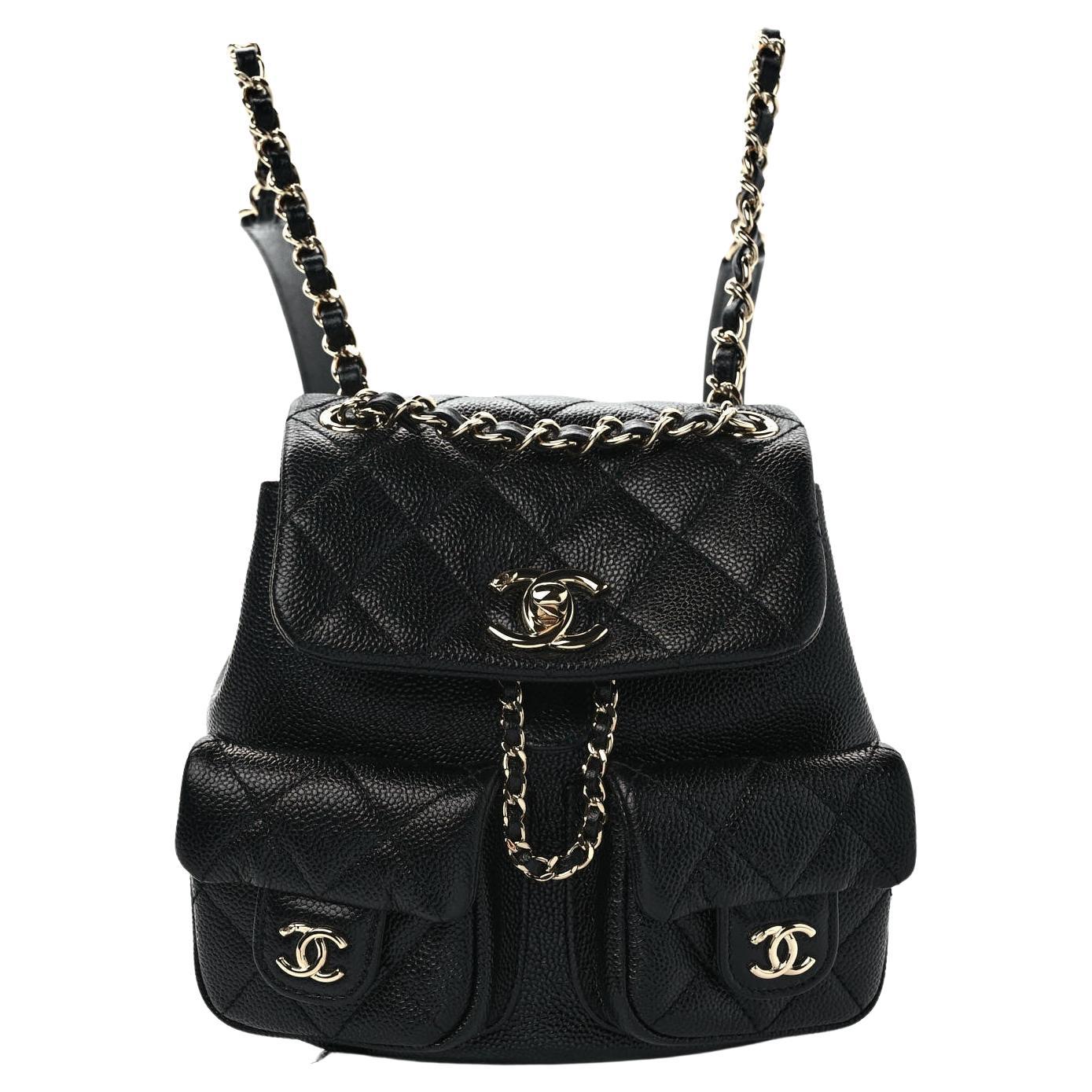 Chanel Limited Edition 2023 Caviar Small Mini Duma Backpack For Sale at ...