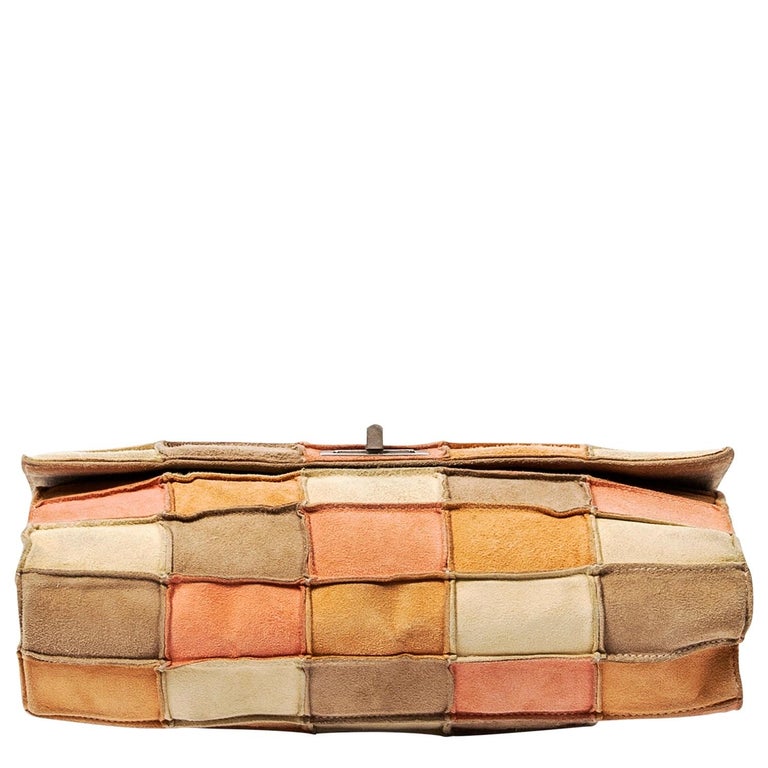 Chanel Limited Edition Beige Patchwork Reissue Flap Bag For Sale at 1stDibs