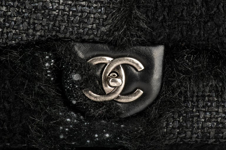 Chanel Limited Edition Black Patchwork Jumbo Bag at 1stDibs | chanel ...