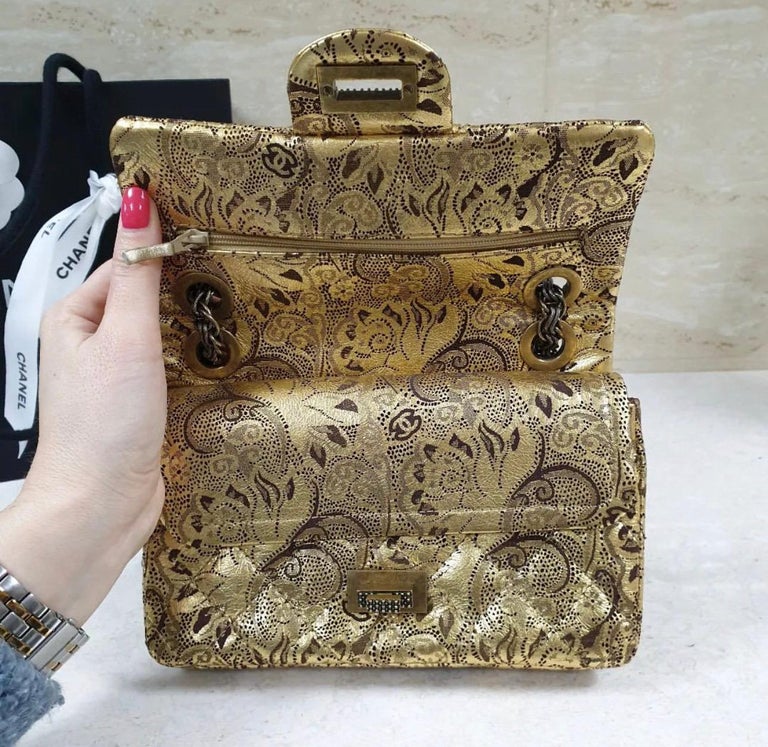 CHANEL Limited Edition Paris Moscow FABERGE EGG Flap Handbag For Sale ...