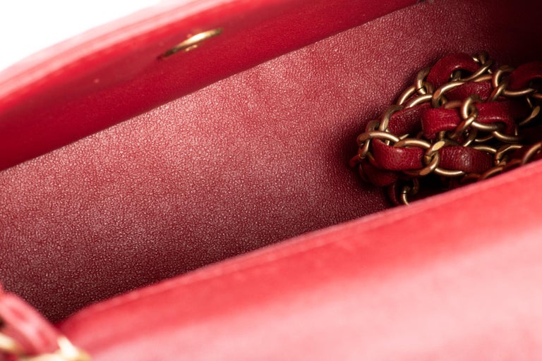 Chanel Limited Edition Red Stitched Coco Handle Bag at 1stDibs | red ...