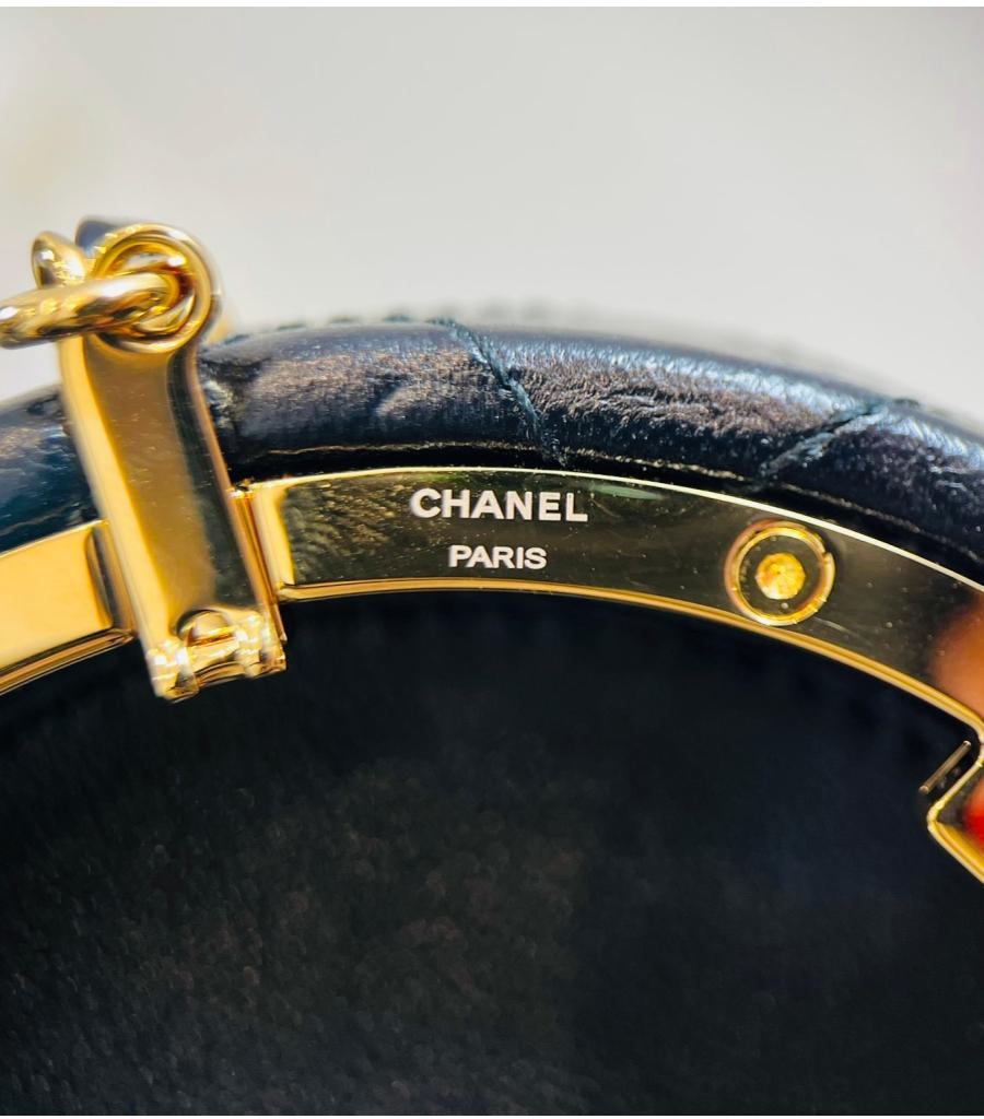 Chanel Lion Head Pearl and Leather Evening Bag For Sale at 1stDibs