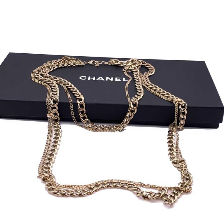 Chanel Long Necklace For Sale at 1stDibs