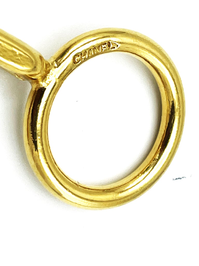 CHANEL lucky charm bracelet with 7 iconic Chanel pendants gold-plated ...